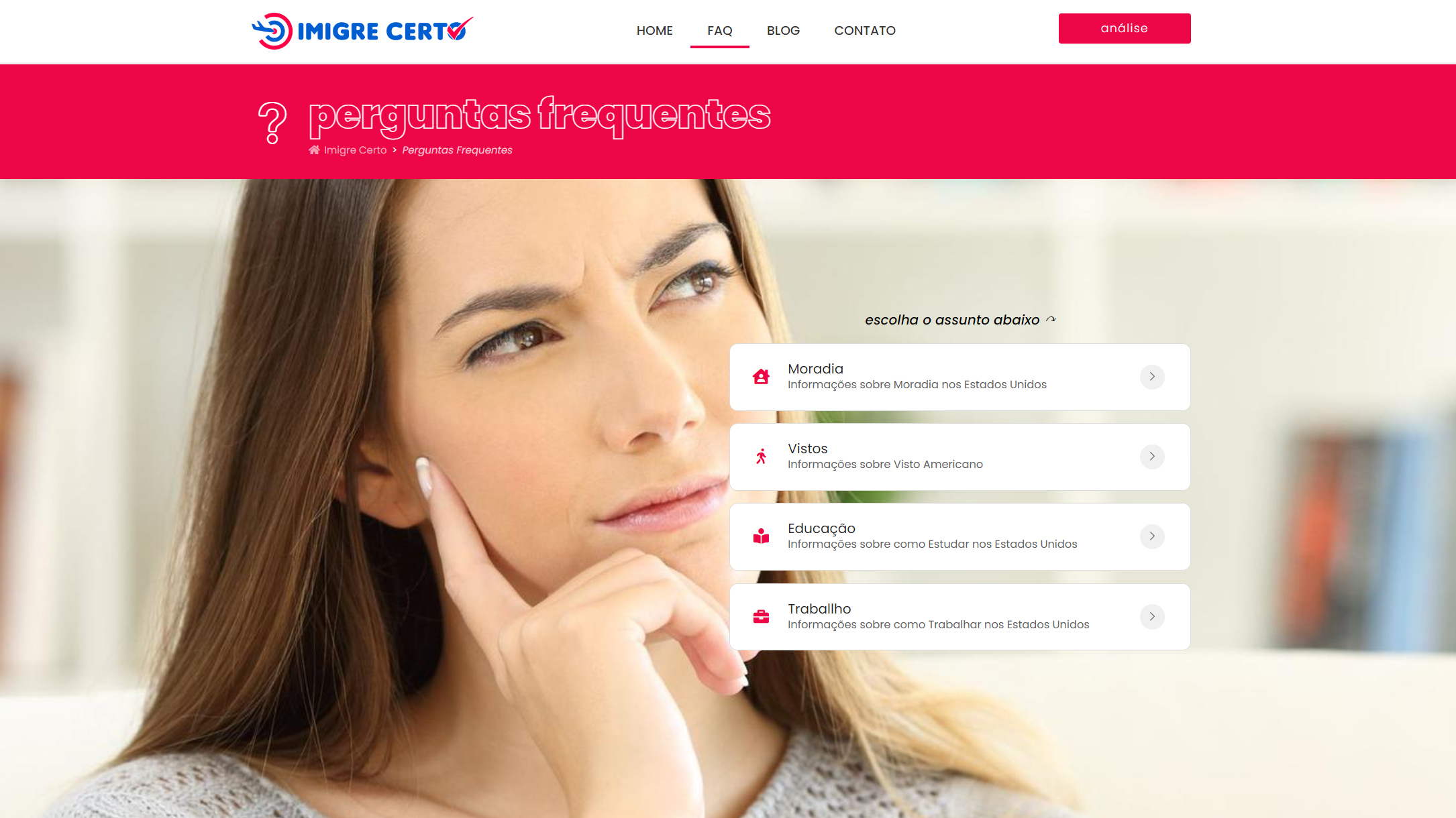 Imigre Certo - Agência Ninja